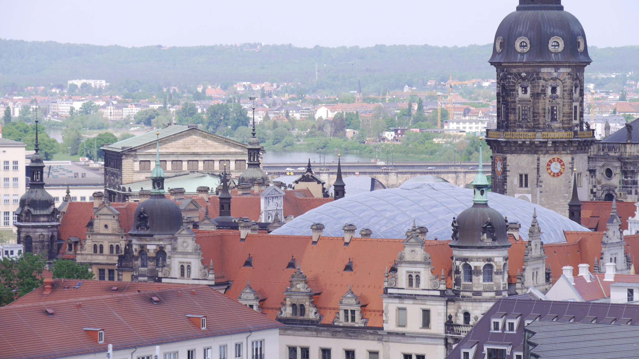 Aussichtsturm im Dresdner Zentrum | 54 Meter hoch
